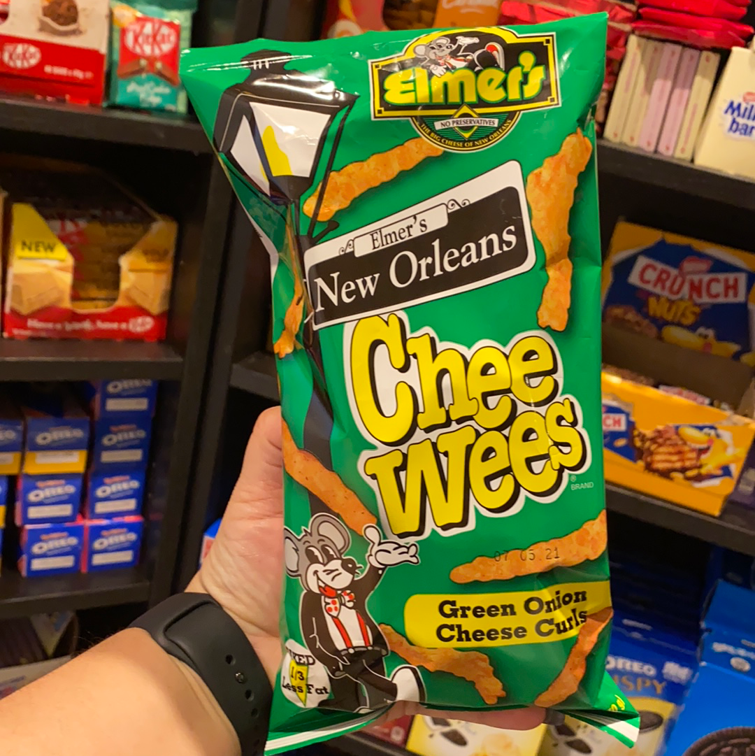 Chee Wees Green Onion Cheese Curls (New Orleans) – Where Locals Snack